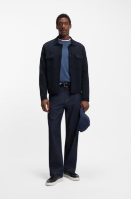 BOSS BOSS Regular-Fit Cotton Knit Overshirt